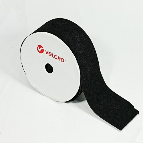 VELCRO® Brand SEW ON LOOP SIDE Only tape 100MM - Per mtr - Black (KBT-N2021/00002034-LP-Black) £5.99